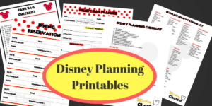 Disney Planning Printables - Mickey Chatter